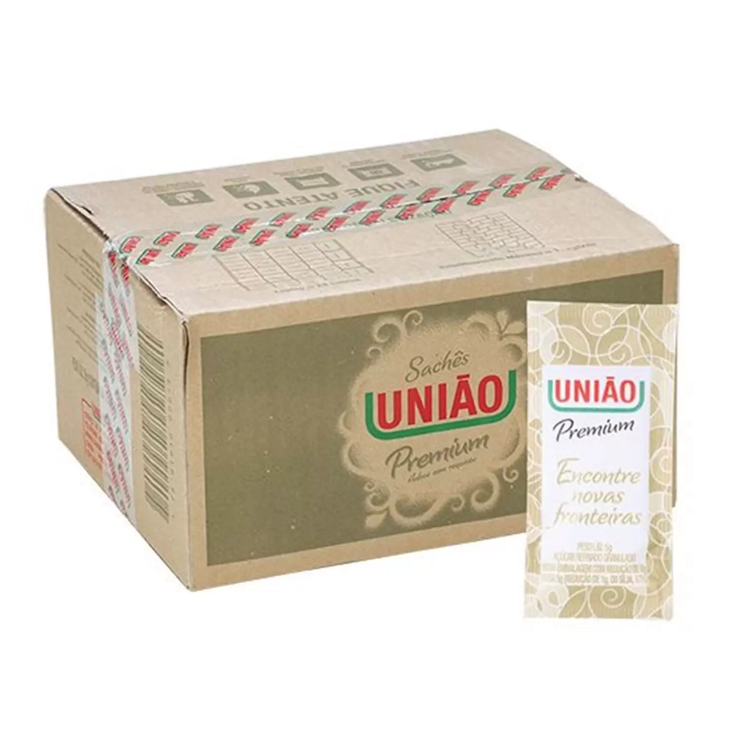Deroma | AÇÚCAR REFINADO UNIÃO 400UN X 5G PREMIUM SACHÊ